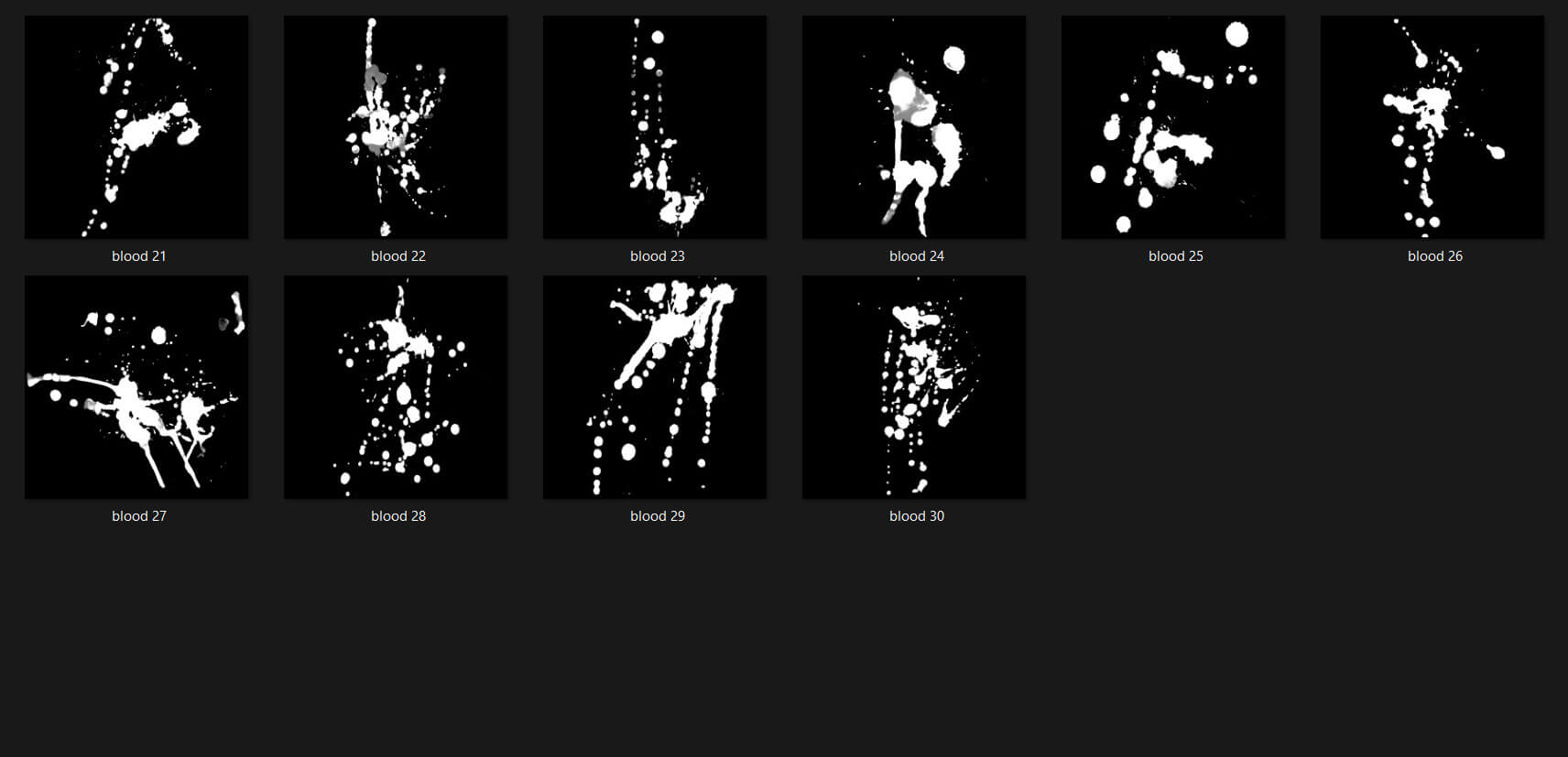 Blood Displacement And Alpha Patterns PNG And JPG 2K Size - 3D Texture ...