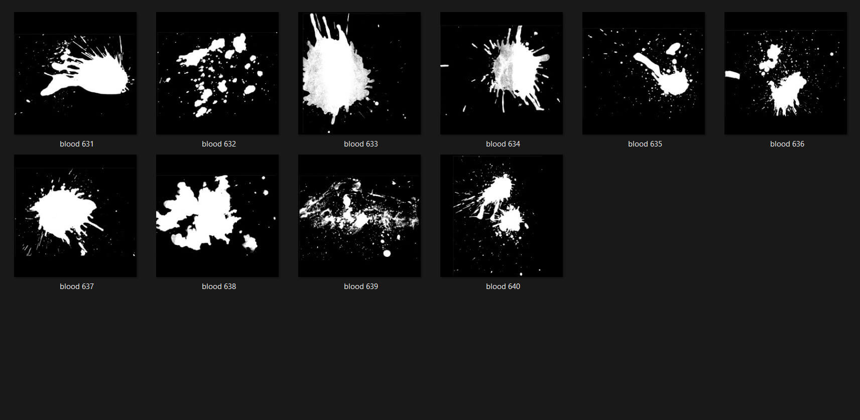 Blood Displacement and Alpha Patterns PNG and JPG 2K Size - 3D Texture ...