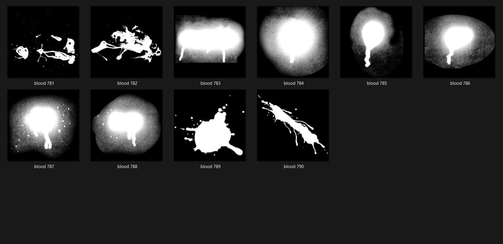 Blood Displacement and Alpha Patterns PNG and JPG 2K Size - 3D Texture ...