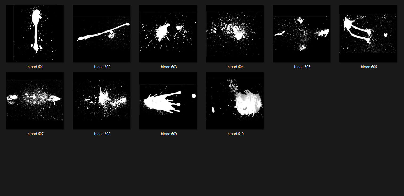 Blood Displacement and Alpha Patterns PNG and JPG 2K Size - 3D Texture ...
