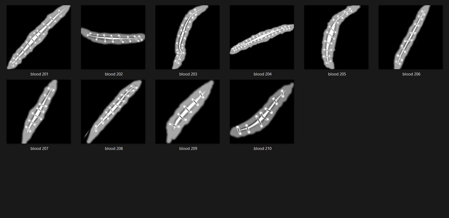 Blood Displacement and Alpha Patterns PNG and JPG 2K Size - 3D Texture ...
