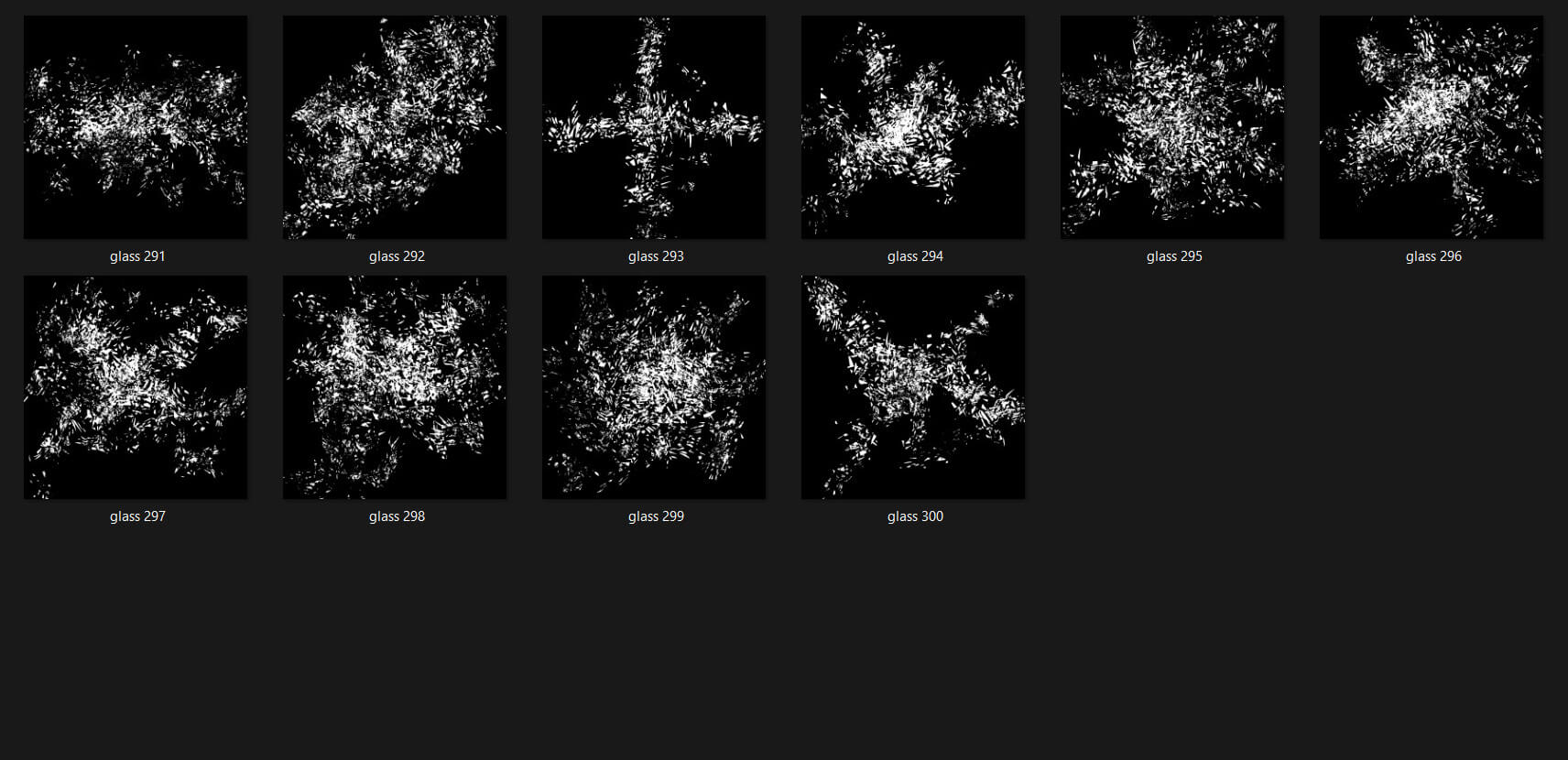 Broken Glass Displacement and Alpha Patterns PNG and JPG 2K - 3D ...