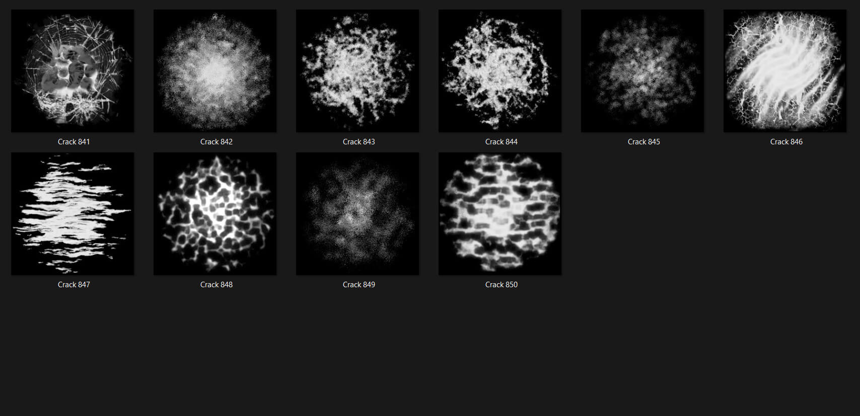 Crack 300 Alpha 2K Size Full Pack Part 9 - 3D Texture by chiraggg_02