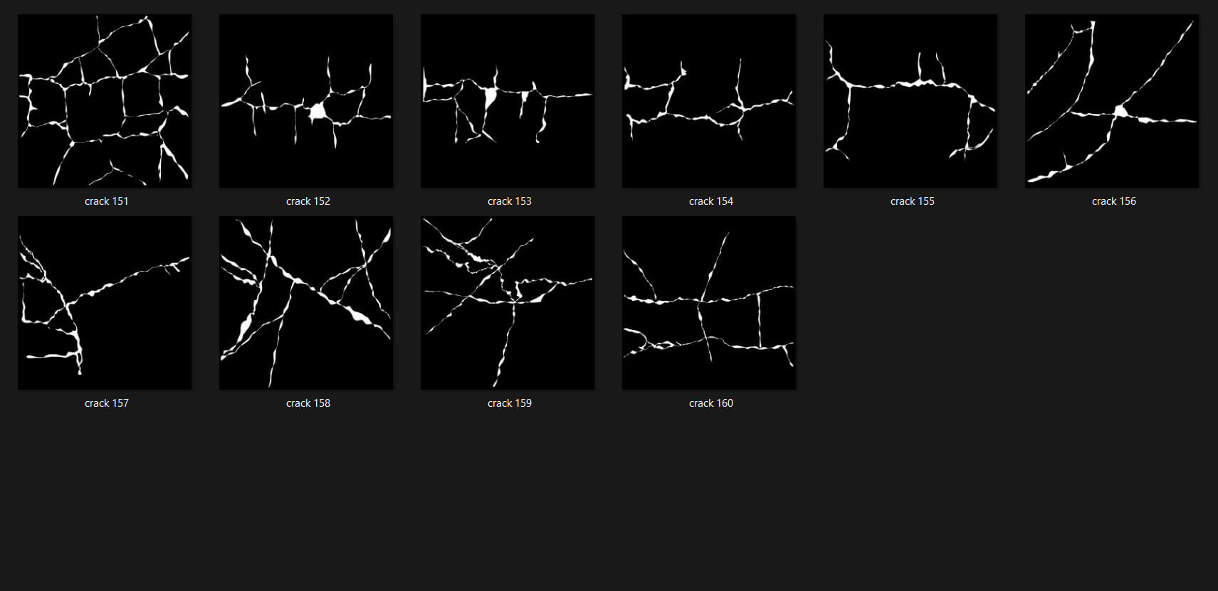 Crack 600 Alpha 2K Size Full Pack Part 2 - 3D Texture by chiraggg_02