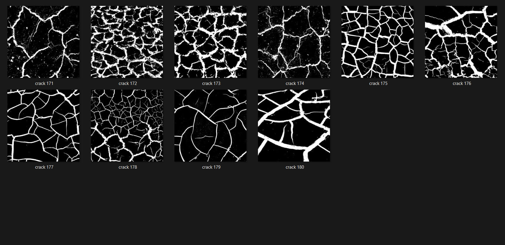 Crack 600 Alpha 2K Size Full Pack Part 2 - 3D Texture by chiraggg_02