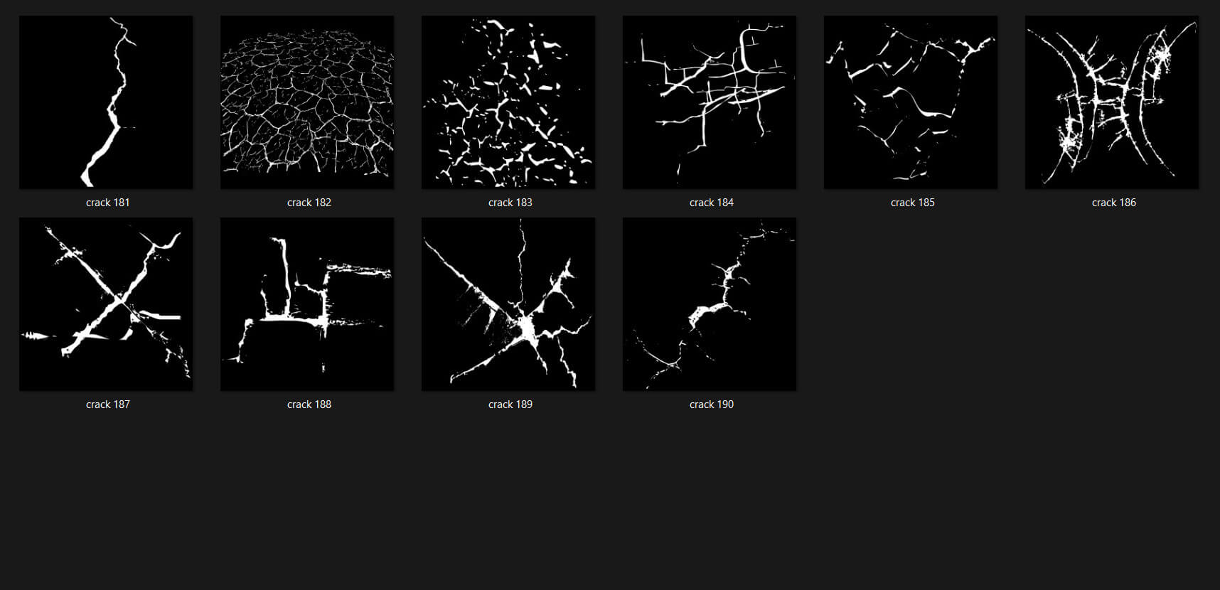 Crack 600 Alpha 2K Size Full Pack Part 2 - 3D Texture by chiraggg_02