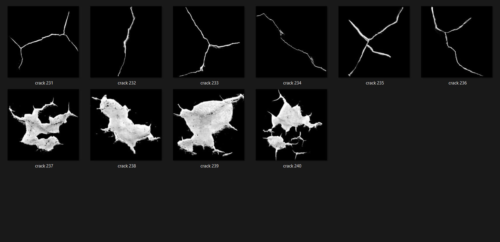 Crack 600 Alpha 2K Size Full Pack Part 3 - 3D Texture by chiraggg_02