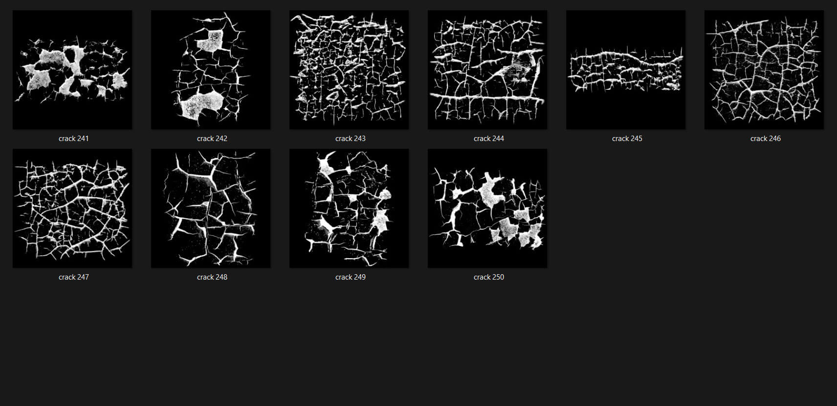Crack 600 Alpha 2K Size Full Pack Part 3 - 3D Texture by chiraggg_02