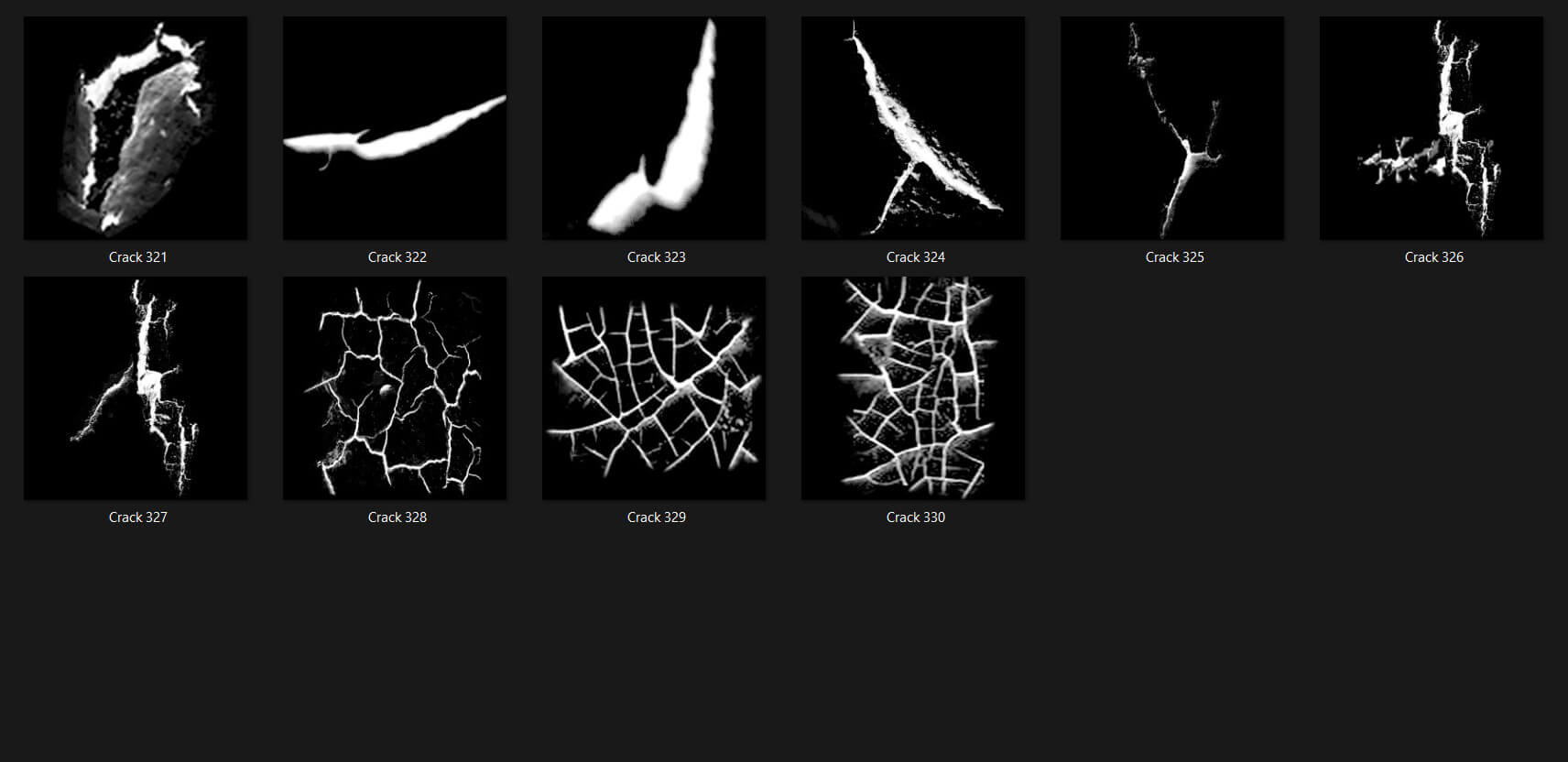 Crack 600 Alpha 2K Size Full Pack Part 4 - 3D Texture by chiraggg_02