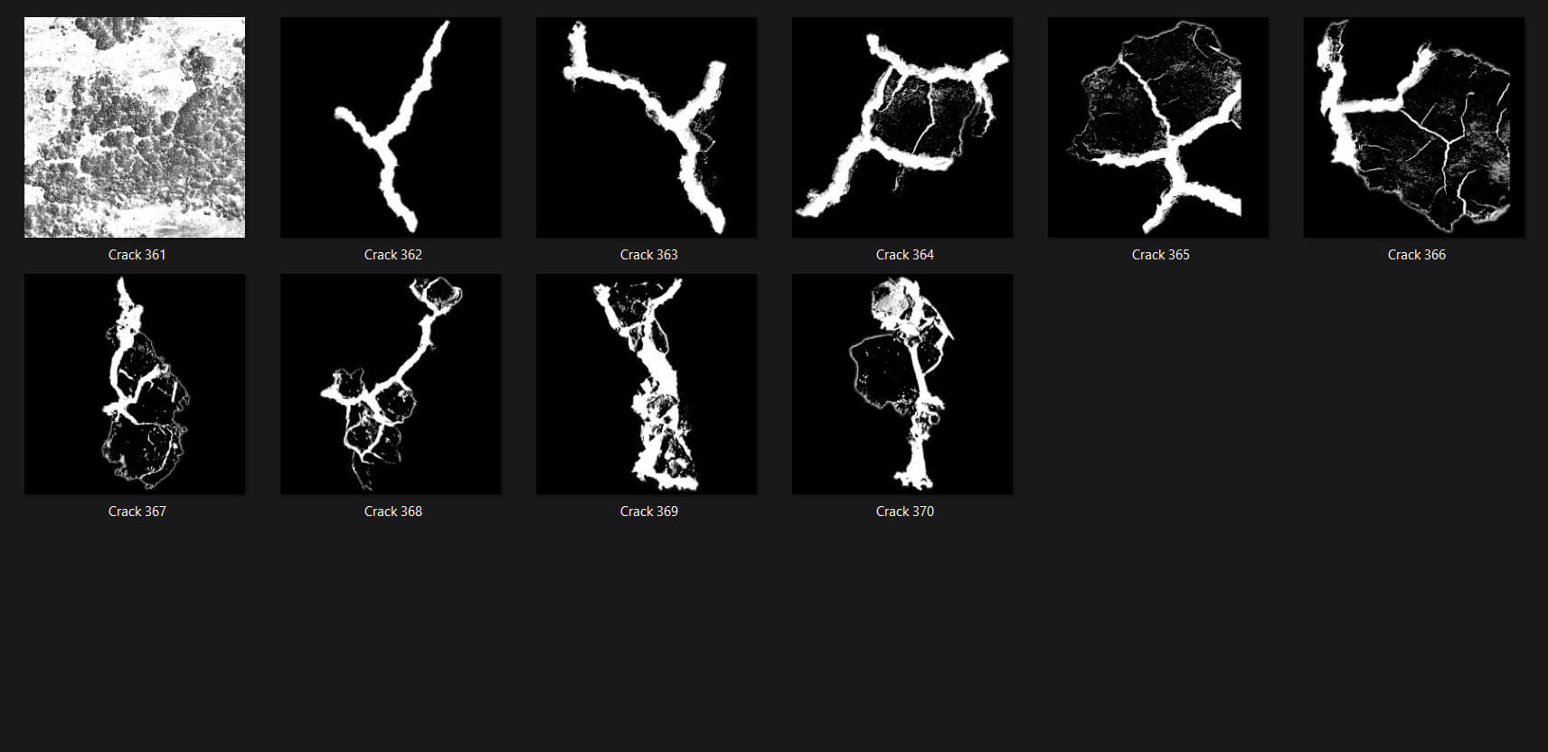 Crack 600 Alpha 2K Size Full Pack Part 4 - 3D Texture by chiraggg_02