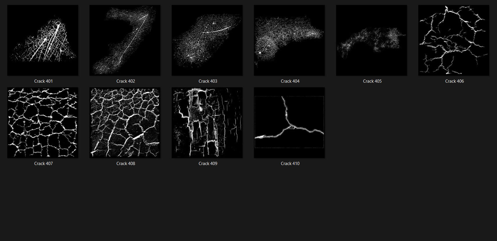 Crack 600 Alpha 2K Size Full Pack Part 5 - 3D Texture by chiraggg_02