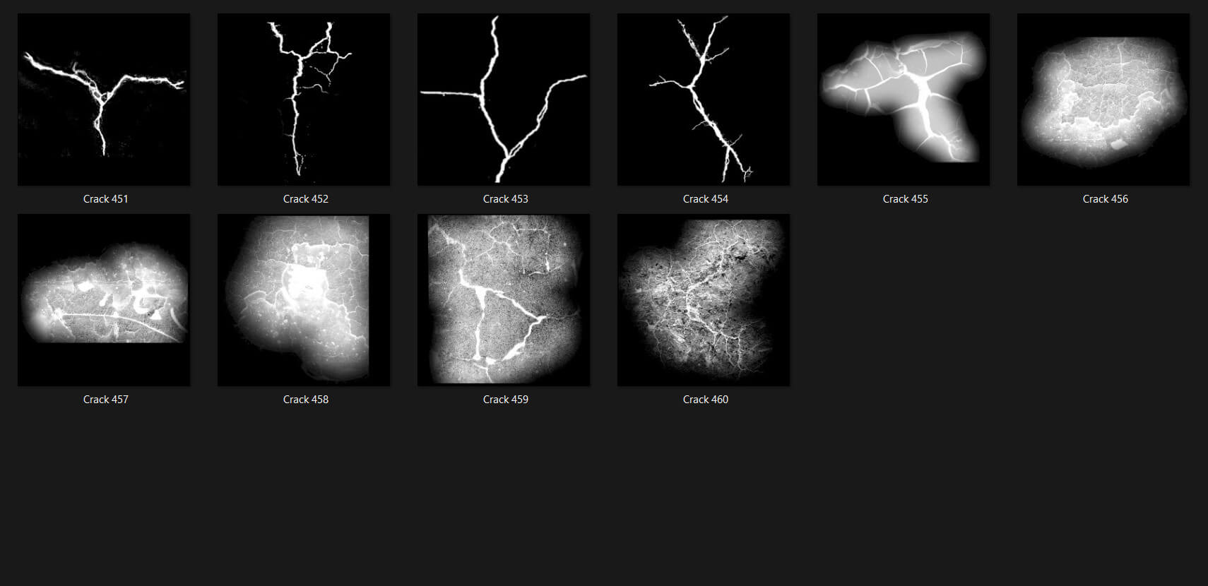 Crack 600 Alpha 2K Size Full Pack Part 5 - 3D Texture by chiraggg_02