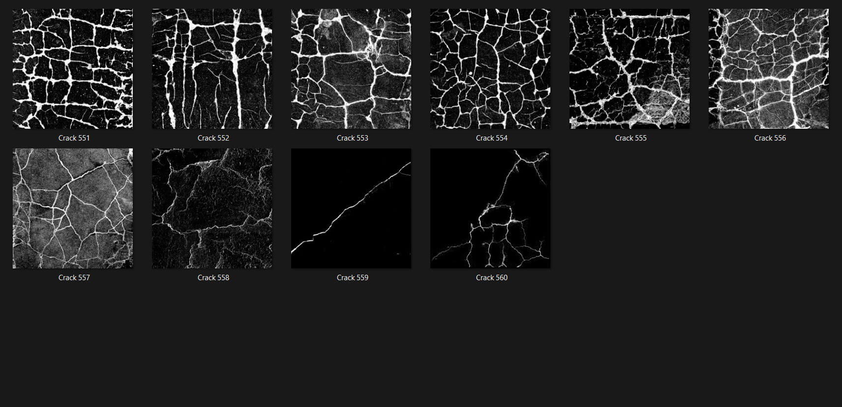 Crack 600 Alpha 2K Size Full Pack Part 6 - 3D Texture by chiraggg_02