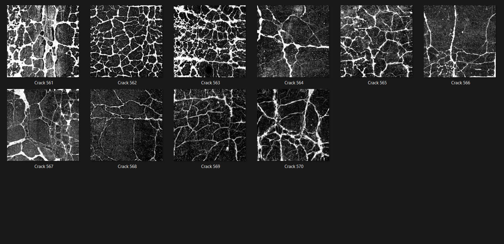 Crack 600 Alpha 2K Size Full Pack Part 6 - 3D Texture by chiraggg_02