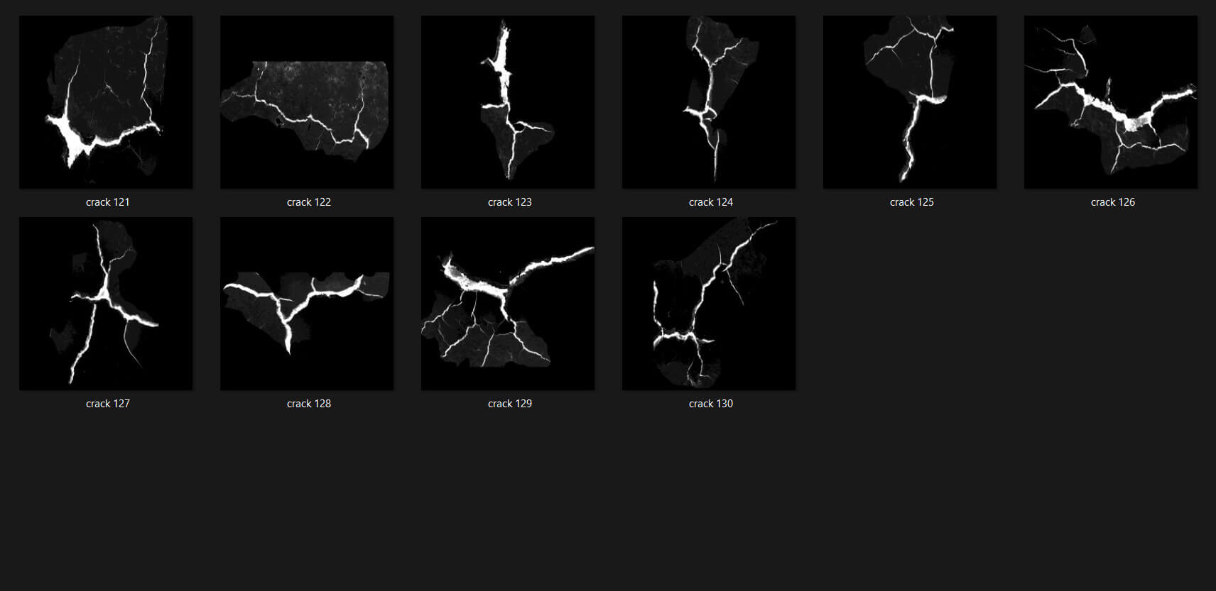 Crack Displacement and Alpha Patterns PNG and JPG 2K Size - 3D Texture ...