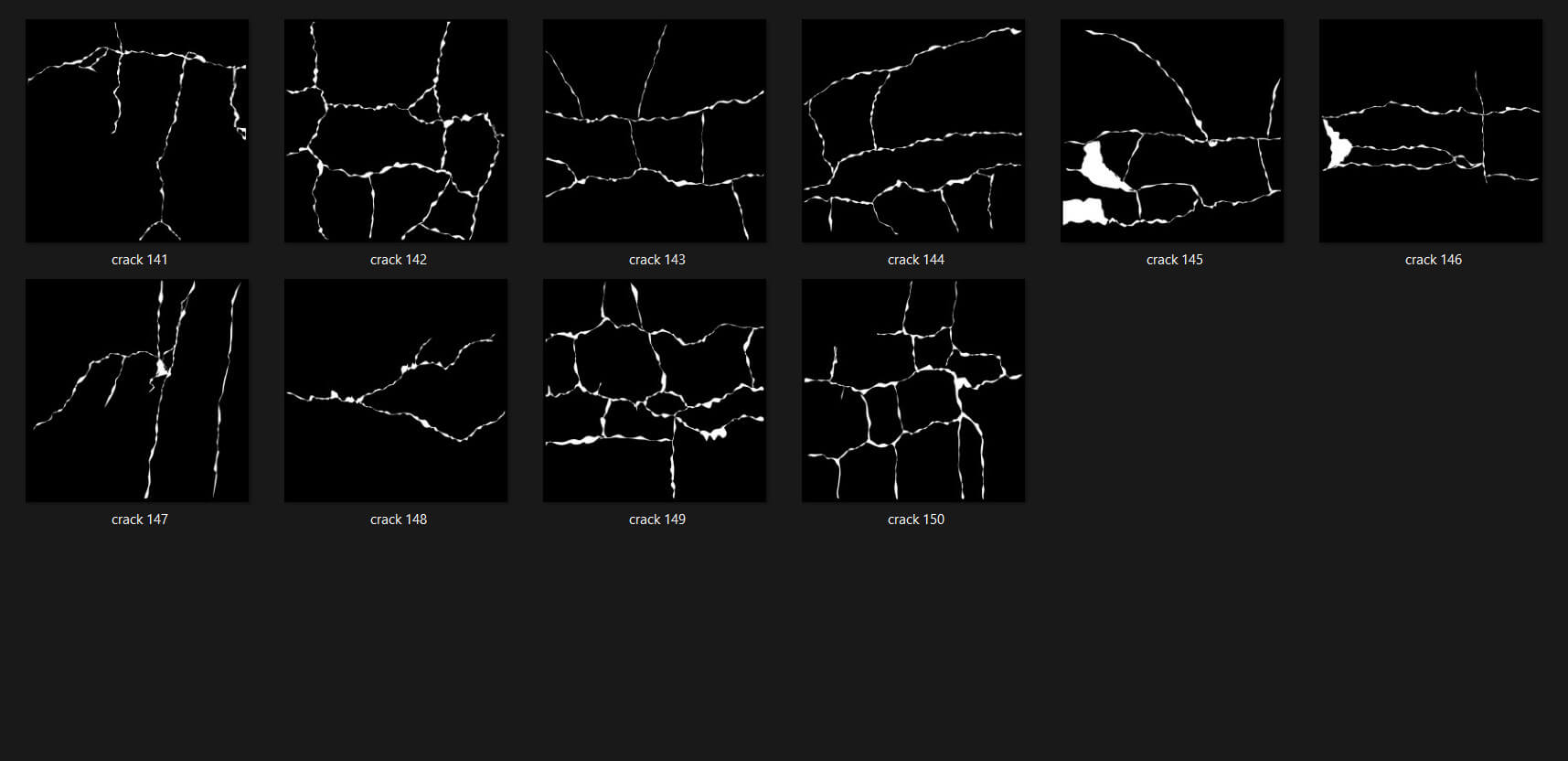 Crack Displacement and Alpha Patterns PNG and JPG 2K Size - 3D Texture ...