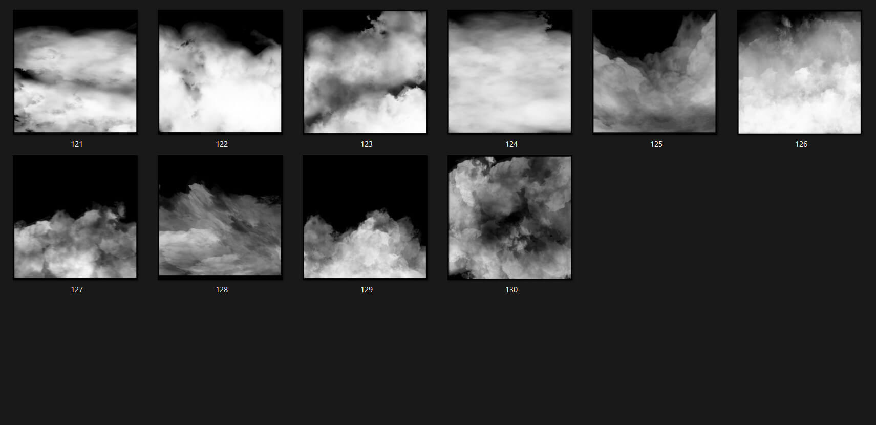 Fog Alpha Patterns 4K Size - 3D Texture by chiraggg_02