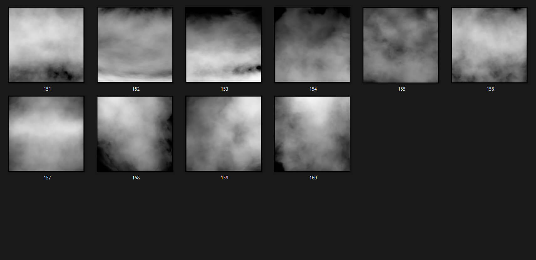 Fog Alpha Patterns 4K Size - 3D Texture by chiraggg_02