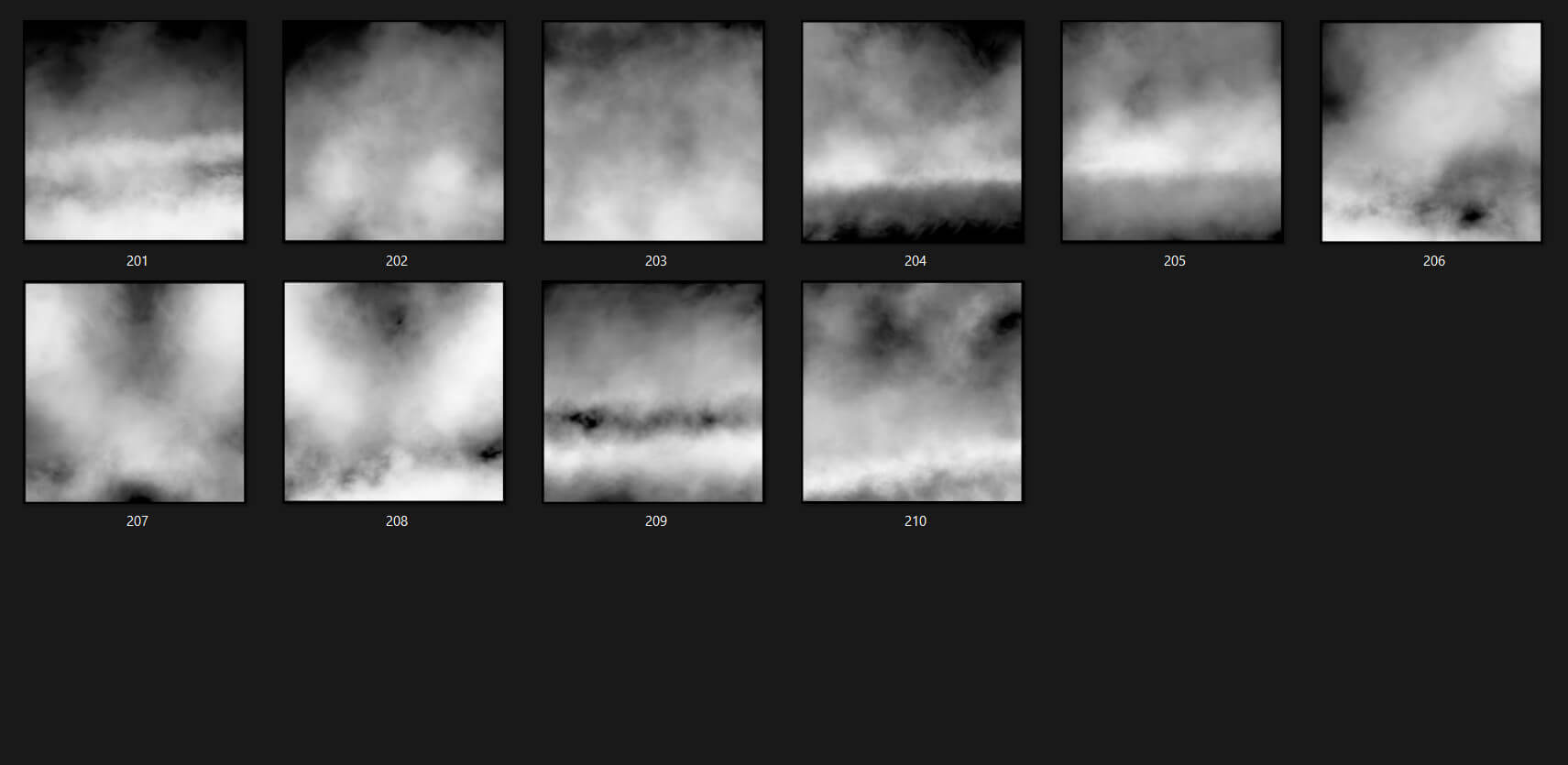 Fog Alpha Patterns 4K Size - 3D Texture by chiraggg_02