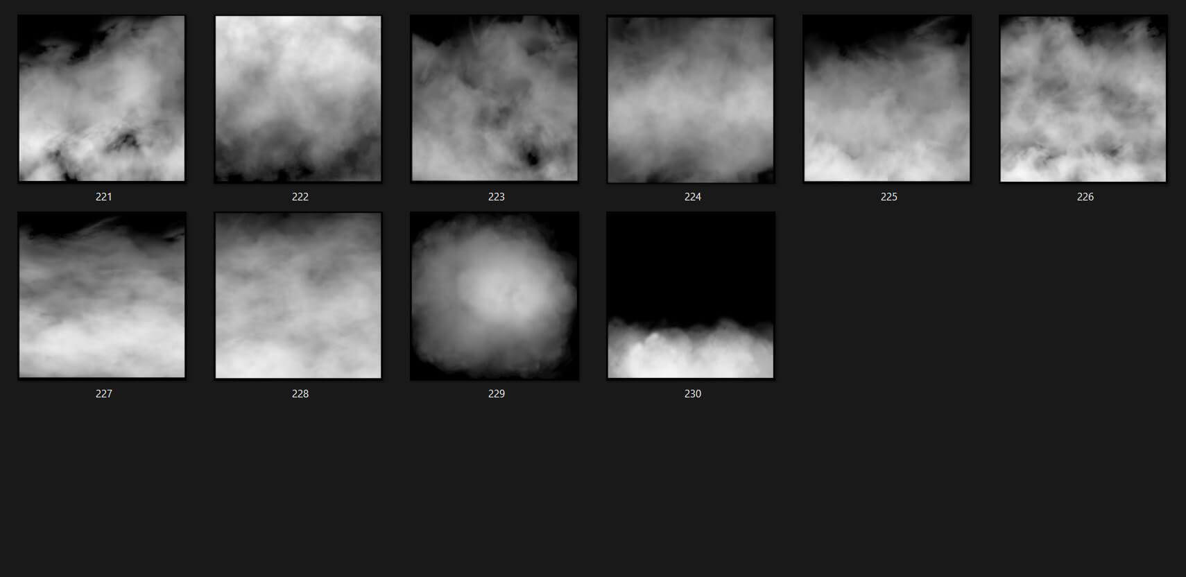 Fog Alpha Patterns 4K Size - 3D Texture by chiraggg_02