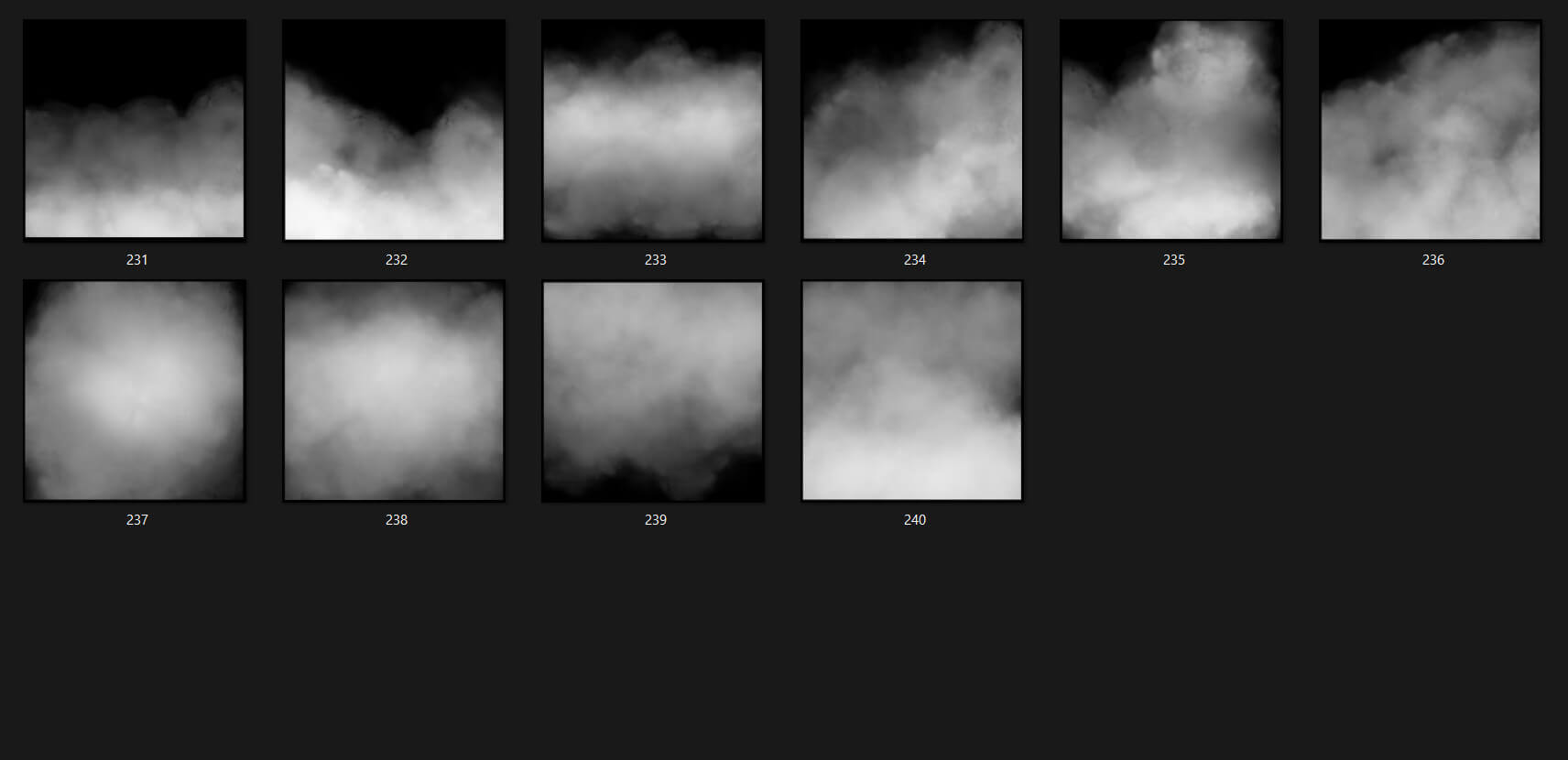 Fog Alpha Patterns 4K Size - 3D Texture by chiraggg_02