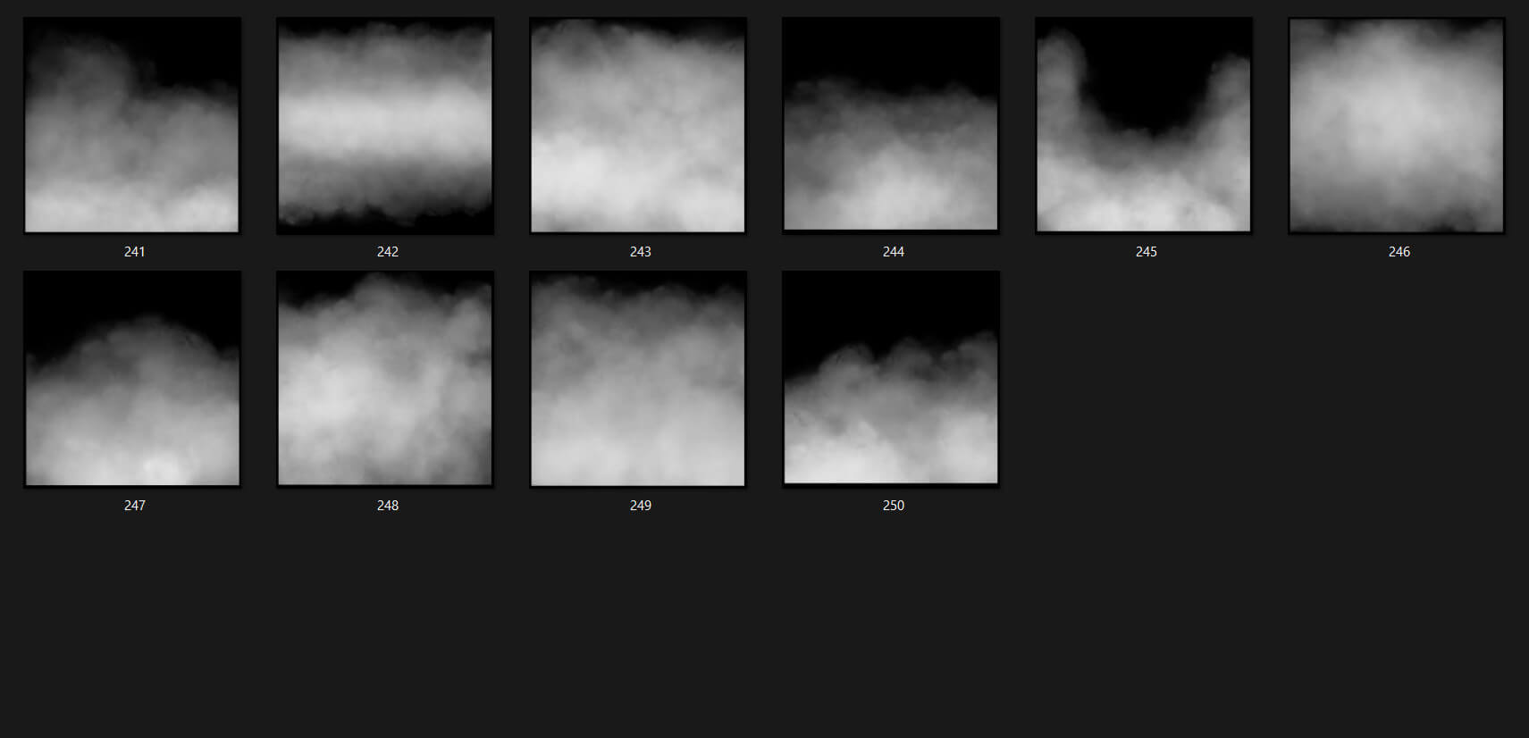 Fog Alpha Patterns 4K Size - 3D Texture by chiraggg_02