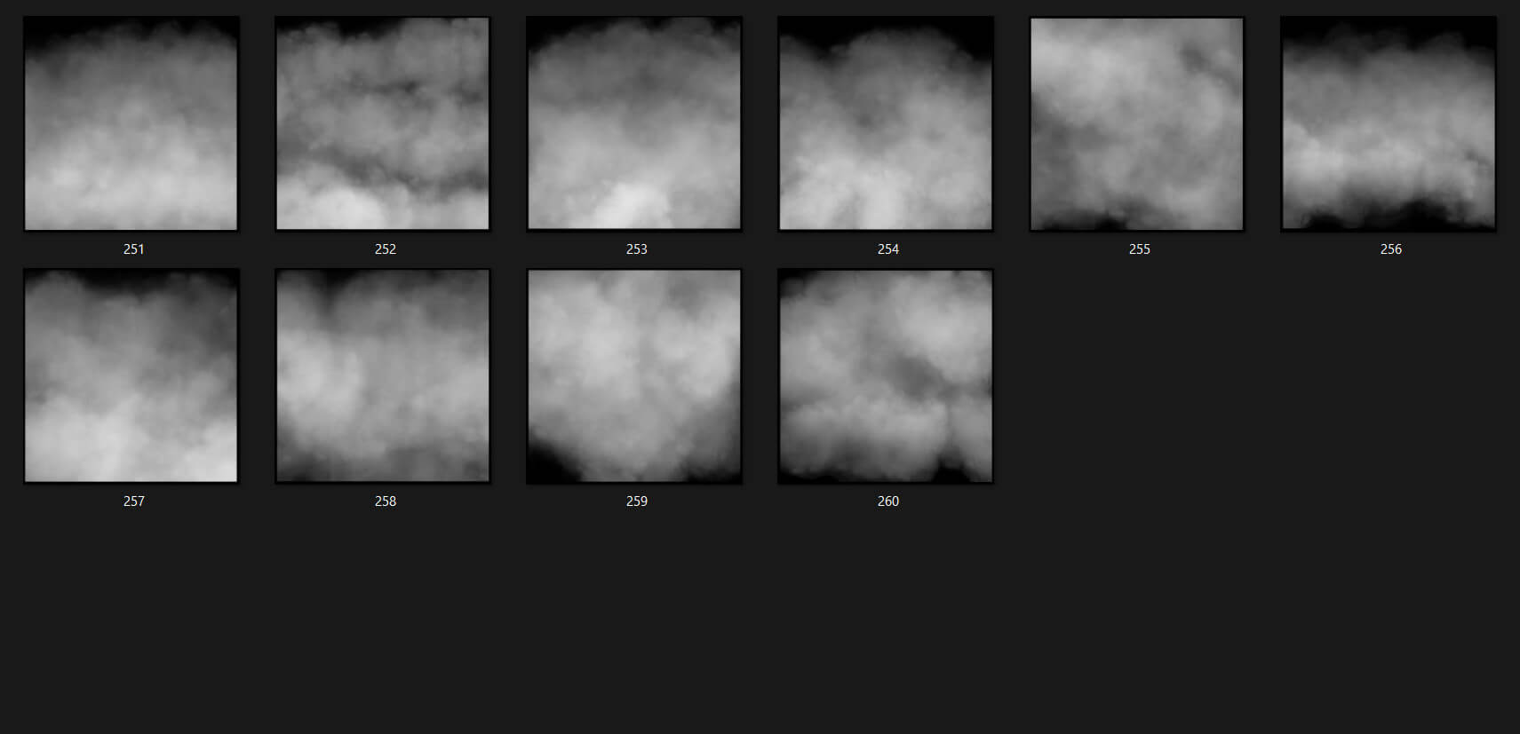 Fog Alpha Patterns 4K Size - 3D Texture by chiraggg_02