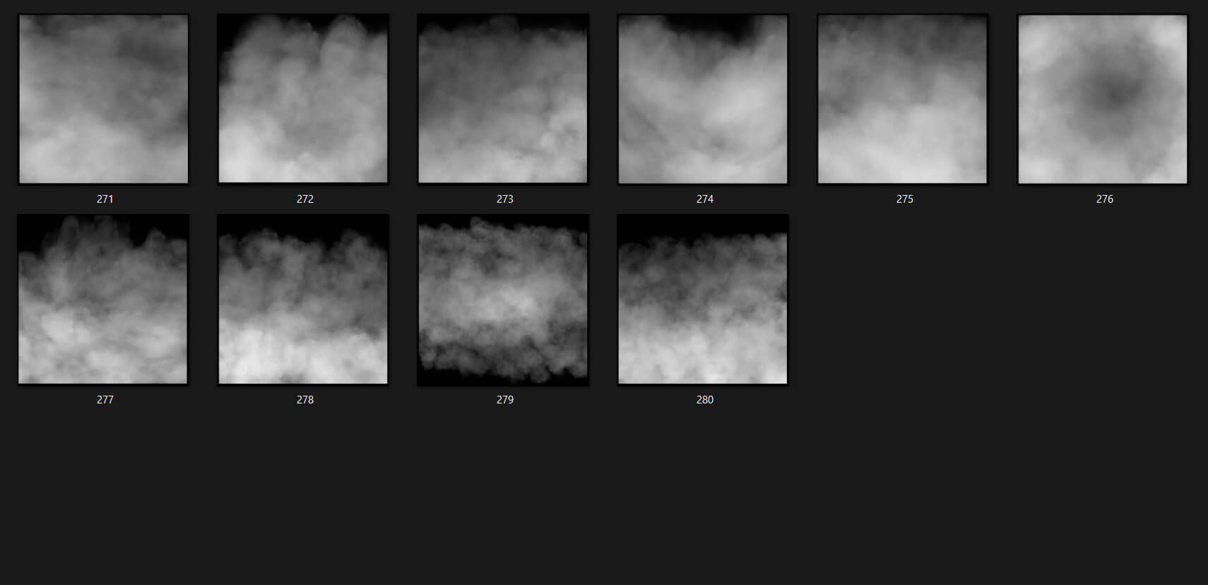 Fog Alpha Patterns 4K Size - 3D Texture by chiraggg_02