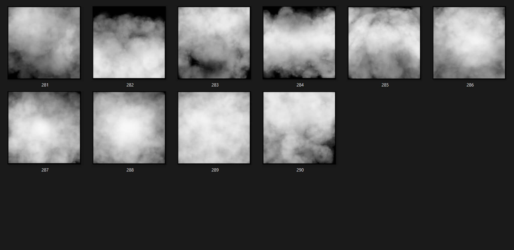 Fog Alpha Patterns 4K Size - 3D Texture by chiraggg_02