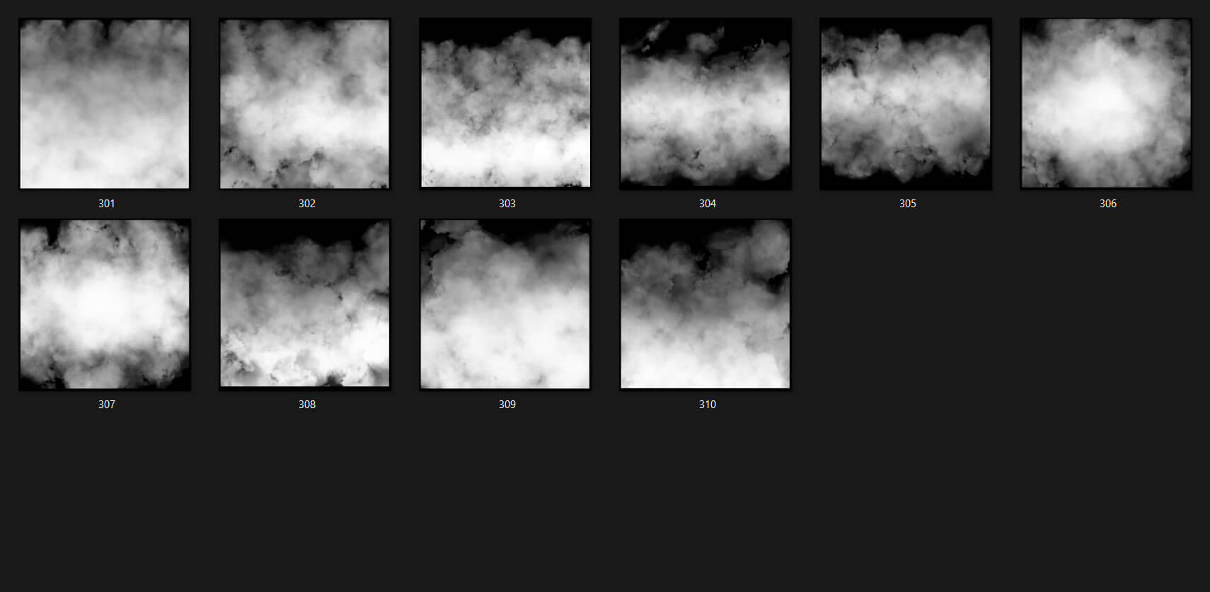 Fog Alpha Patterns 4K Size - 3D Texture by chiraggg_02