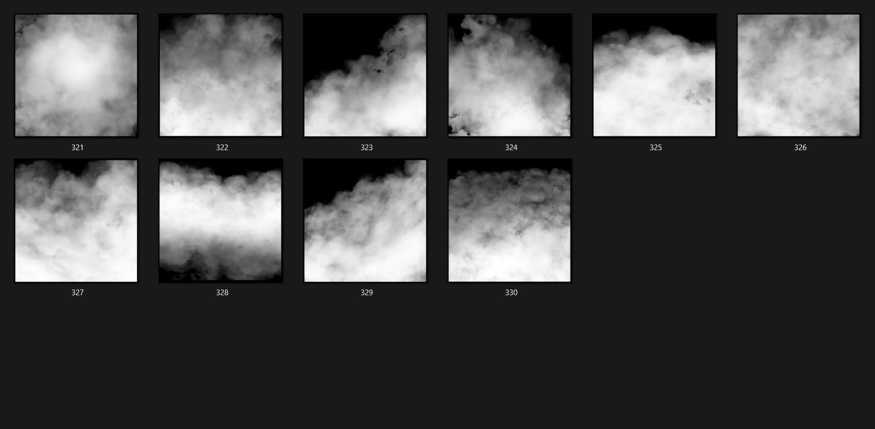 Fog Alpha Patterns 4K Size - 3D Texture by chiraggg_02