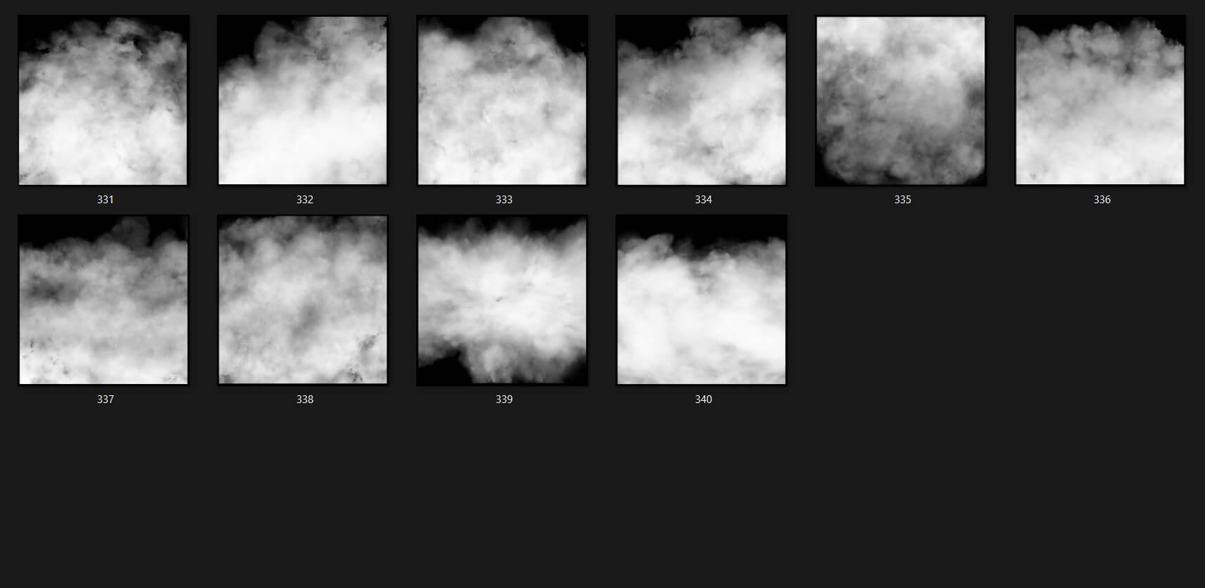 Fog Alpha Patterns 4K Size - 3D Texture by chiraggg_02