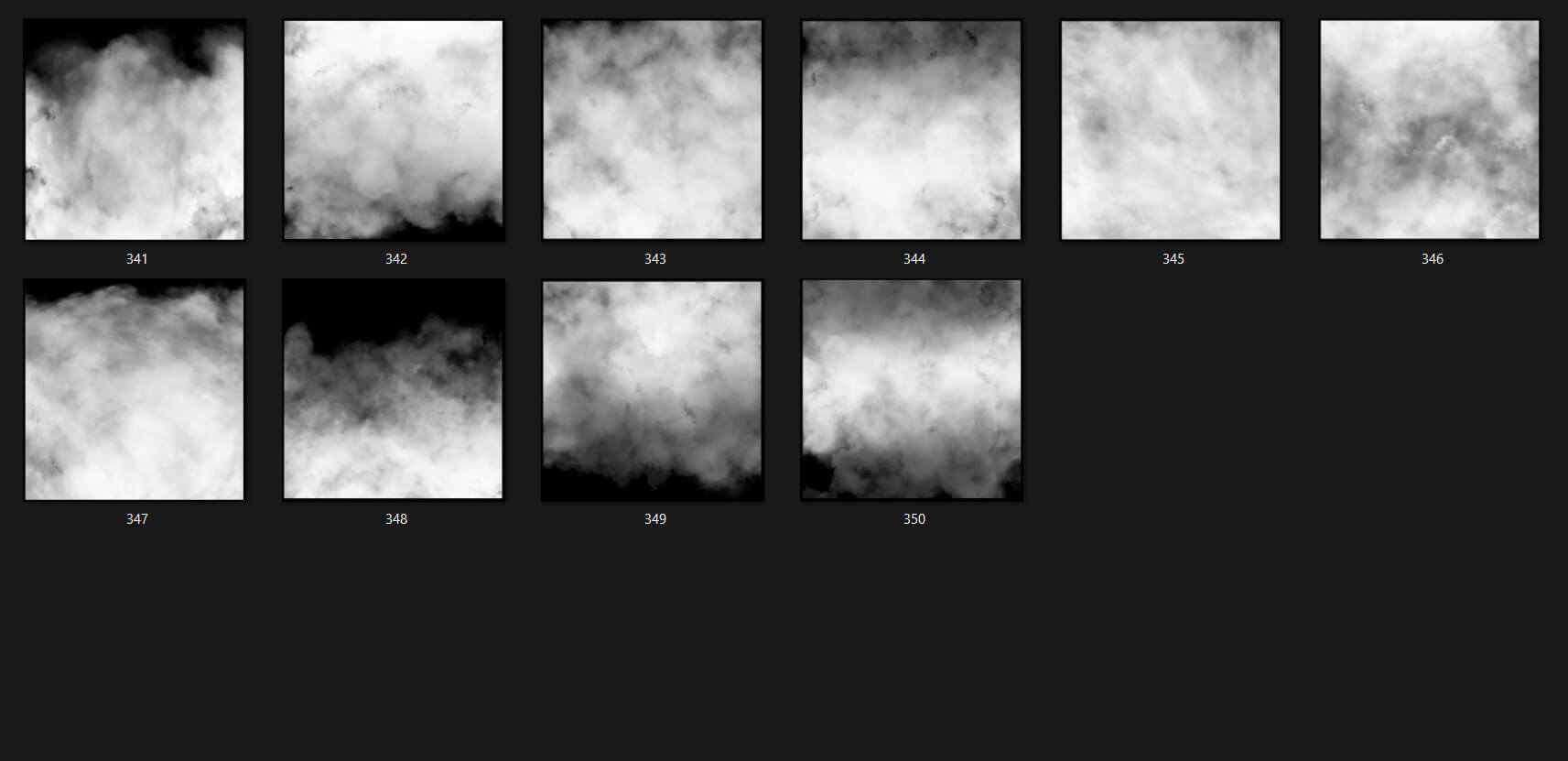 Fog Alpha Patterns 4K Size - 3D Texture by chiraggg_02