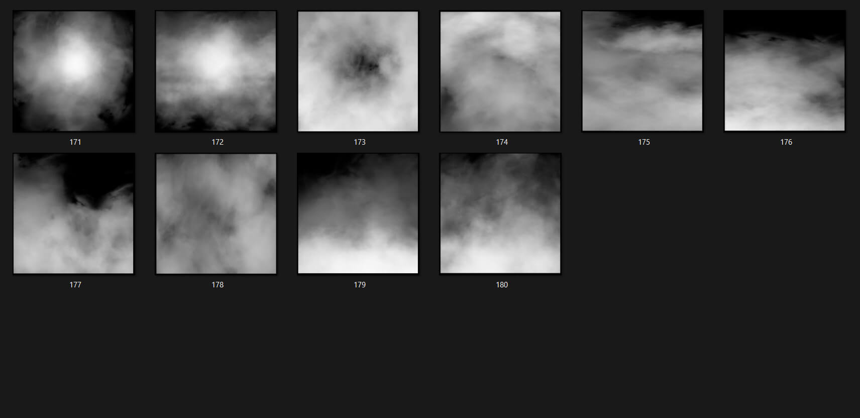 Fog 600 Alpha 4K Size Full Pack Part 2 - 3D Texture by chiraggg_02