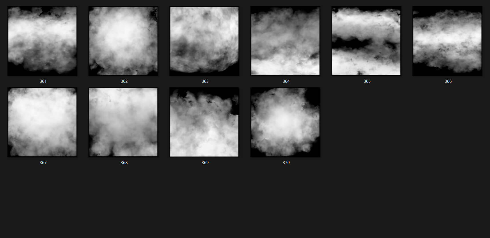 Fog 690 Alpha 4K Size Full Pack Part 4 - 3D Texture by chiraggg_02