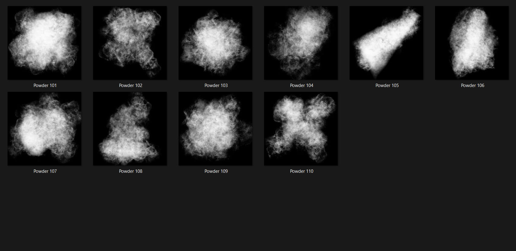 Powder 600 Alpha 2K Size Full Pack Part 2 - 3D Texture by chiraggg_02