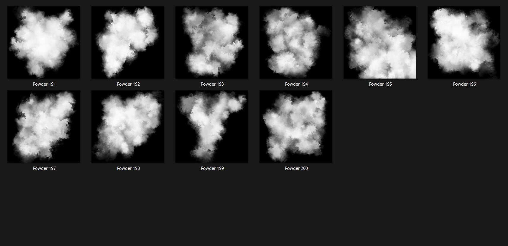 Powder 600 Alpha 2K Size Full Pack Part 2 - 3D Texture by chiraggg_02