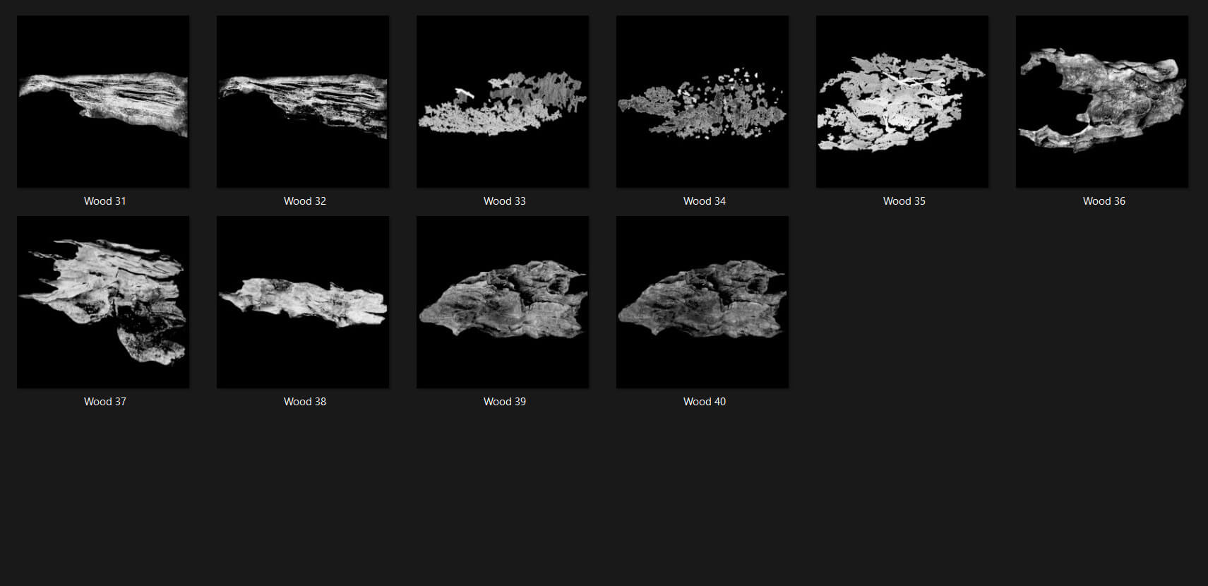 Wood 600 Alpha 2K Size Full Pack Part 1 - 3D Texture by chiraggg_02