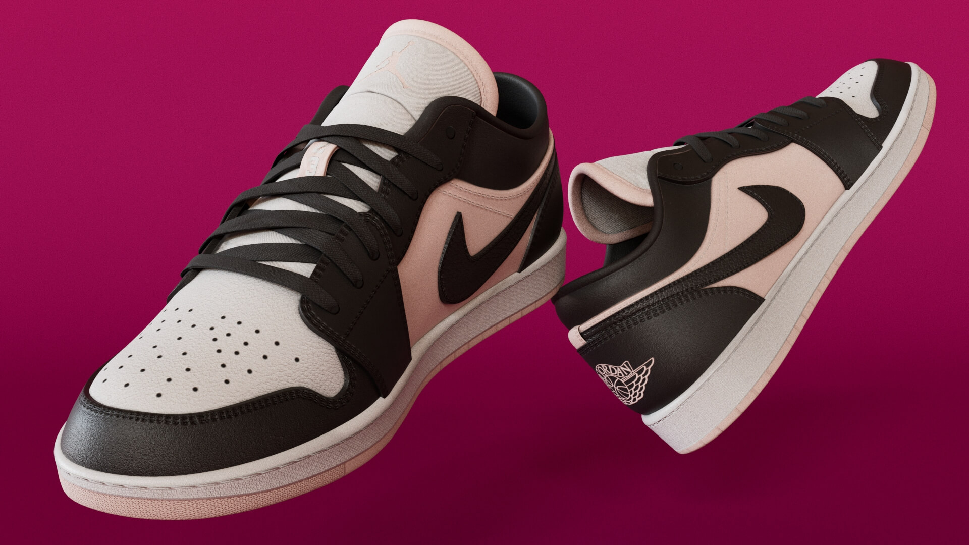 Air Jordan Low Guava Ice Shoes Model by chitam