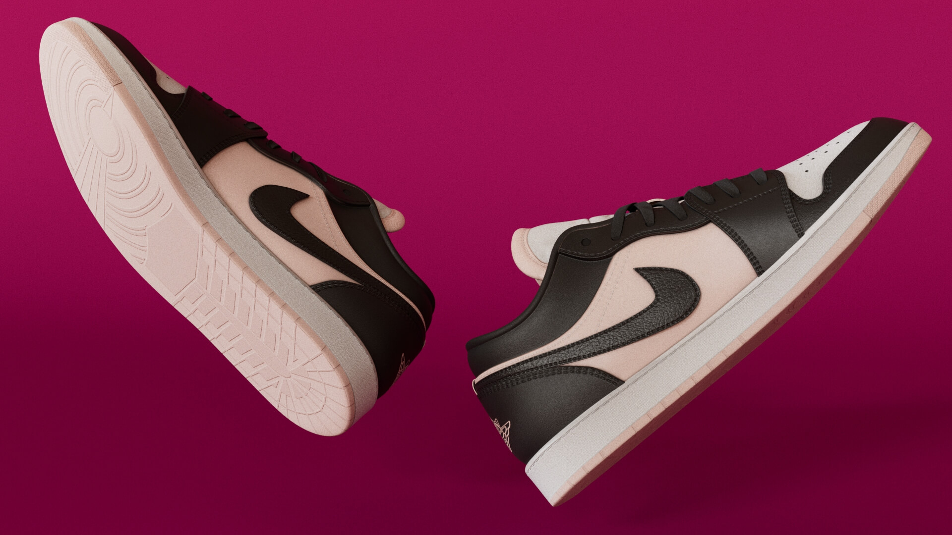 Air Jordan Low Guava Ice Shoes Model by chitam