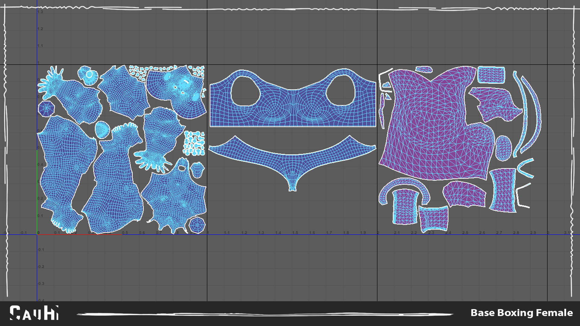 Boxing Strong Girl - 3D Model by chitam