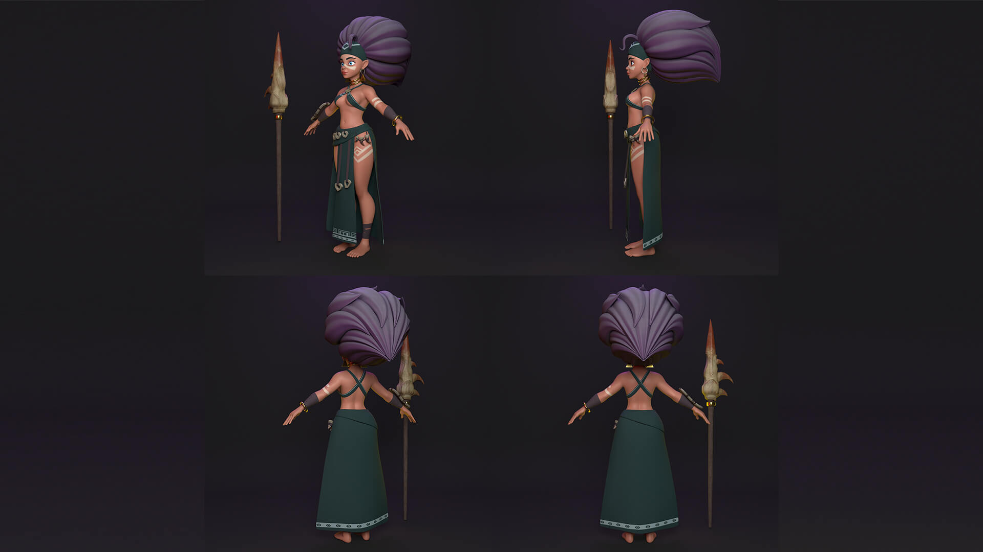 PBR Model Character Native by chitam