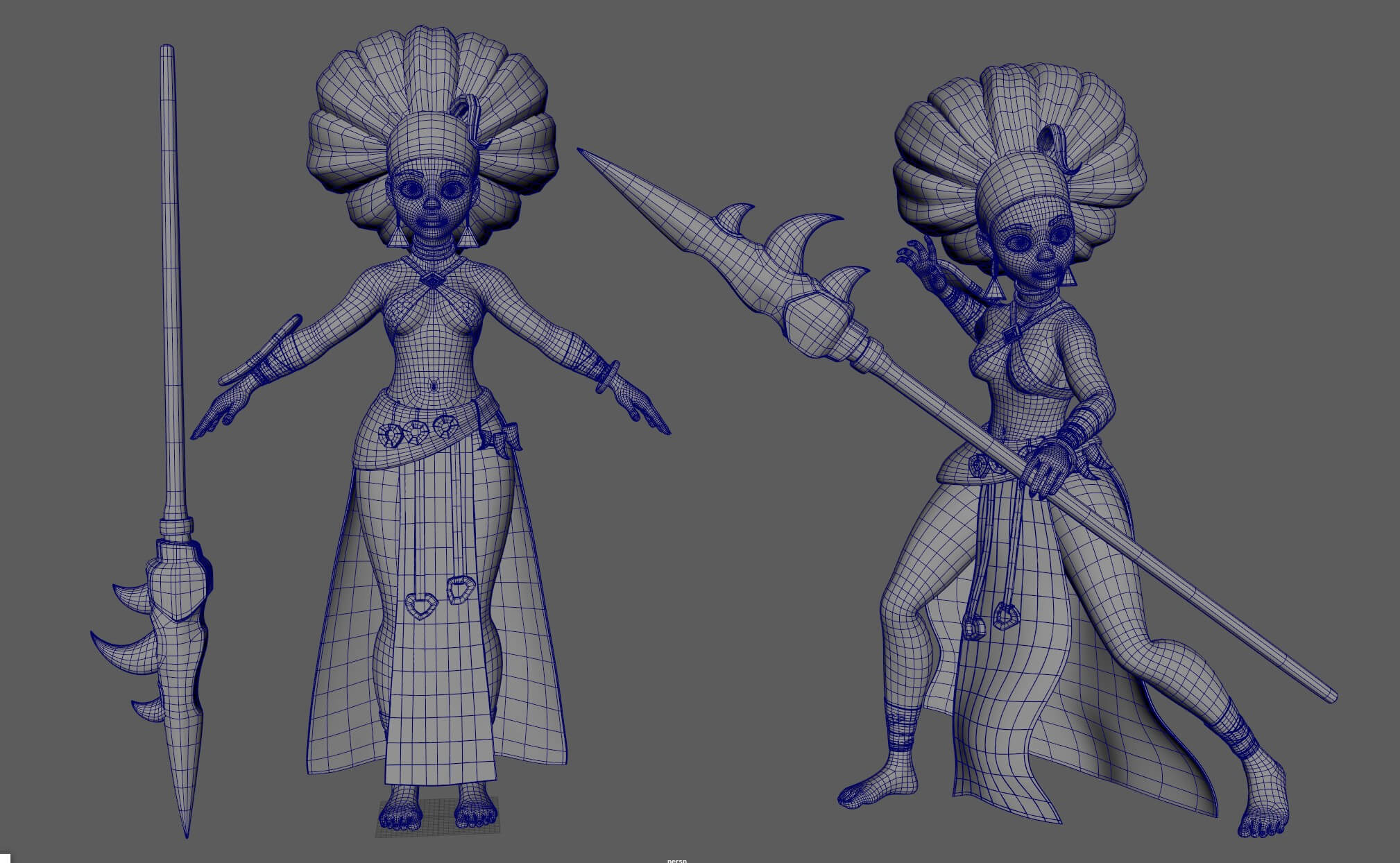 PBR Model Character Native by chitam