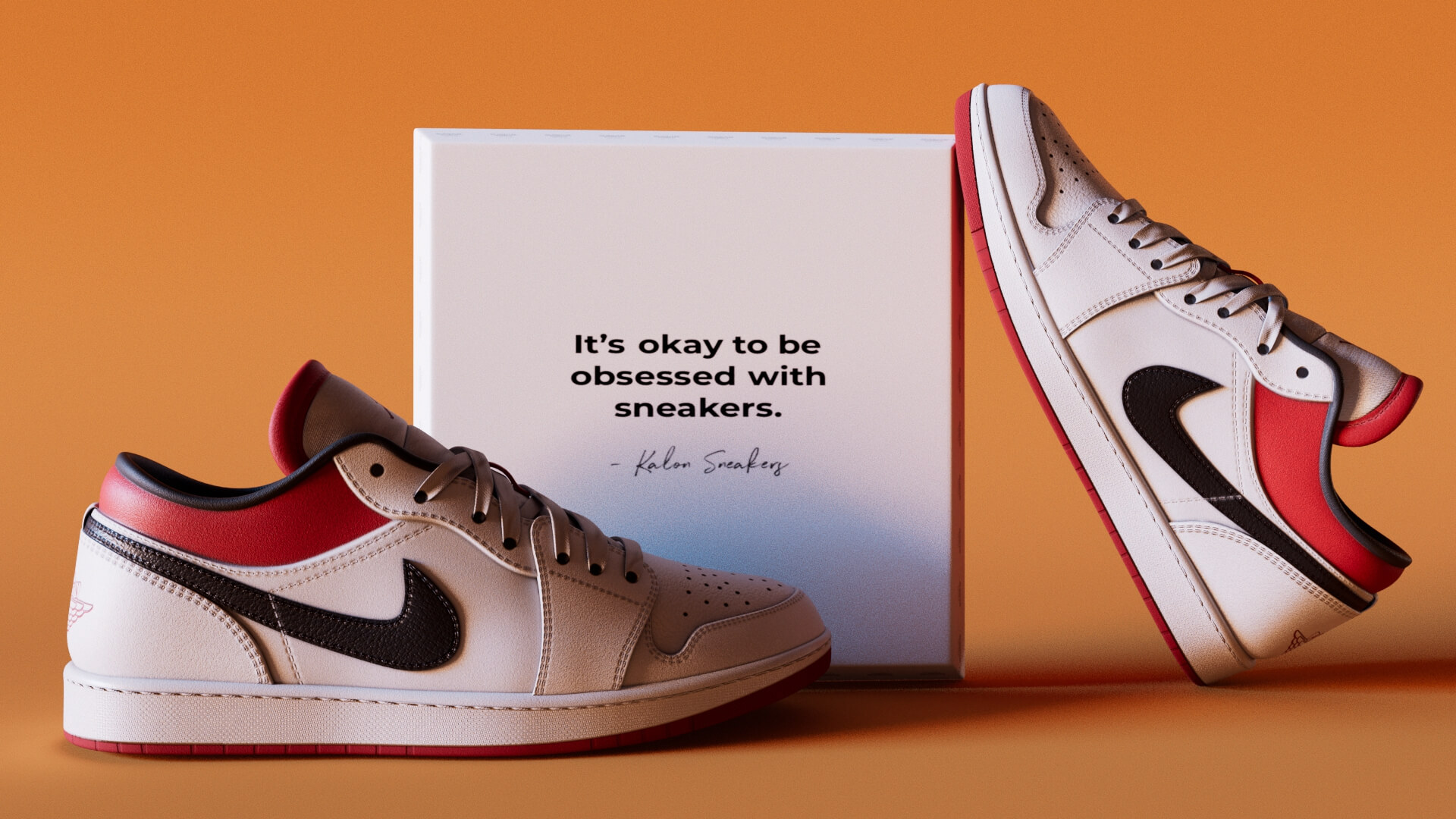 White Univeristy Nike Shoes - 3D Model by chitam