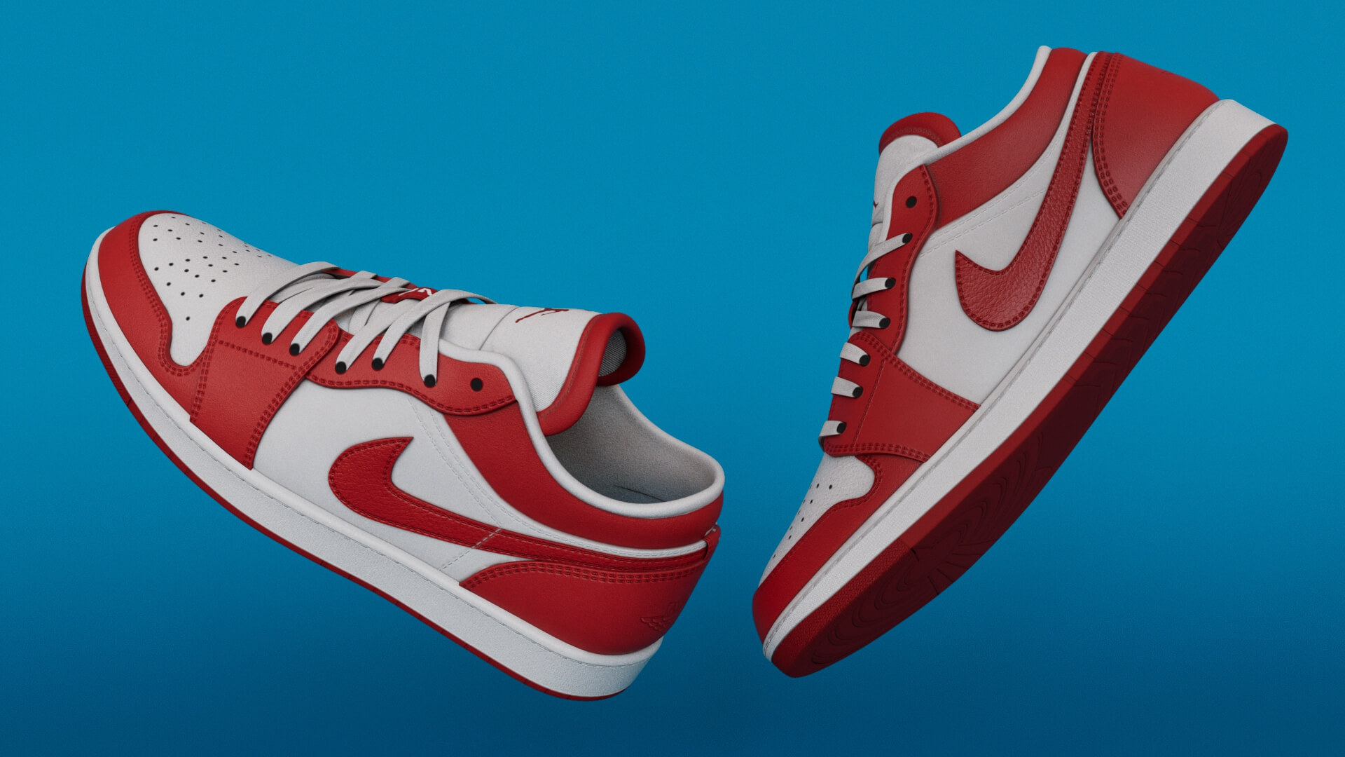 Snecker White Univeristyred Nike Model by chitam