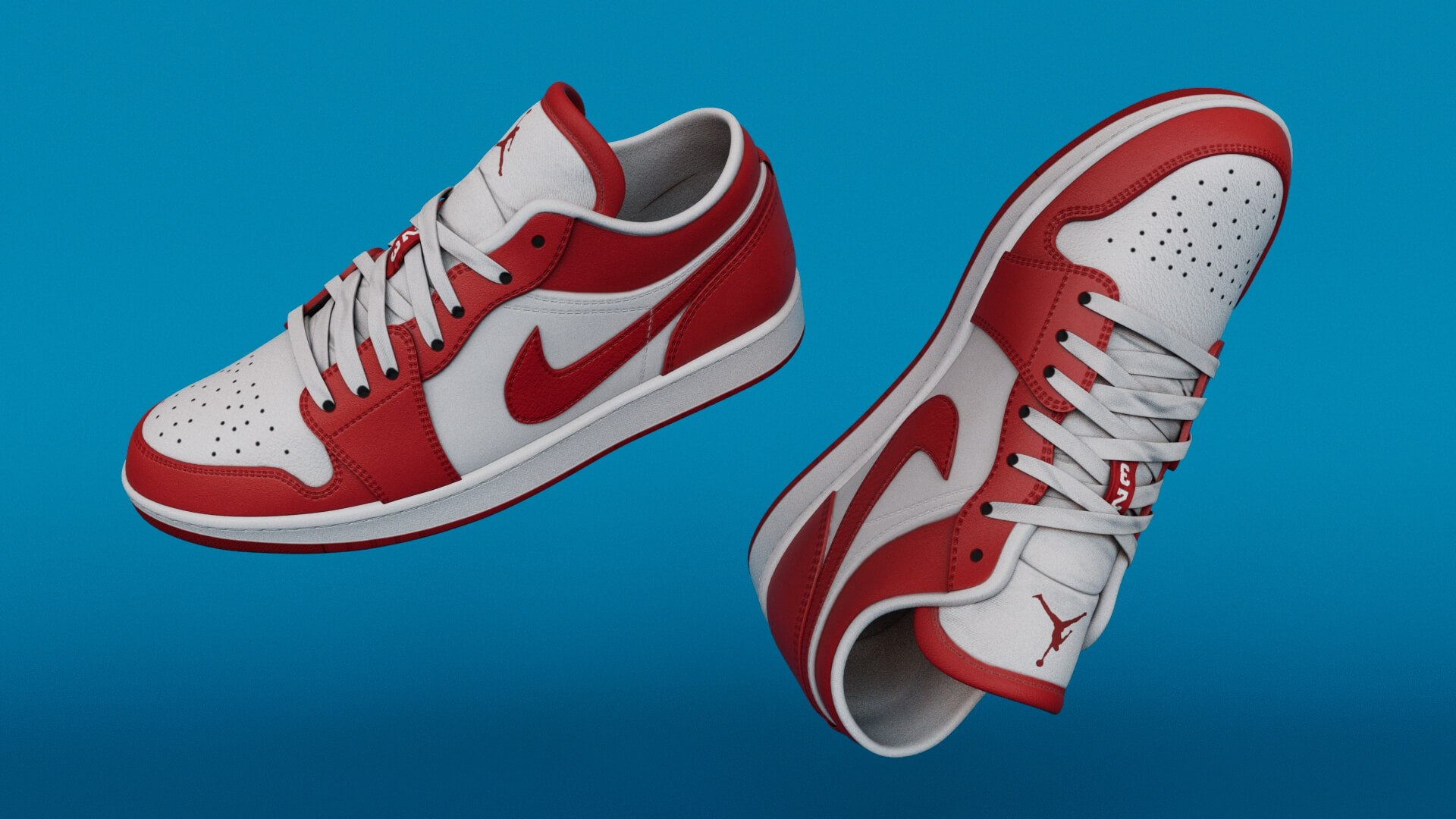 Snecker White Univeristyred Nike Model by chitam