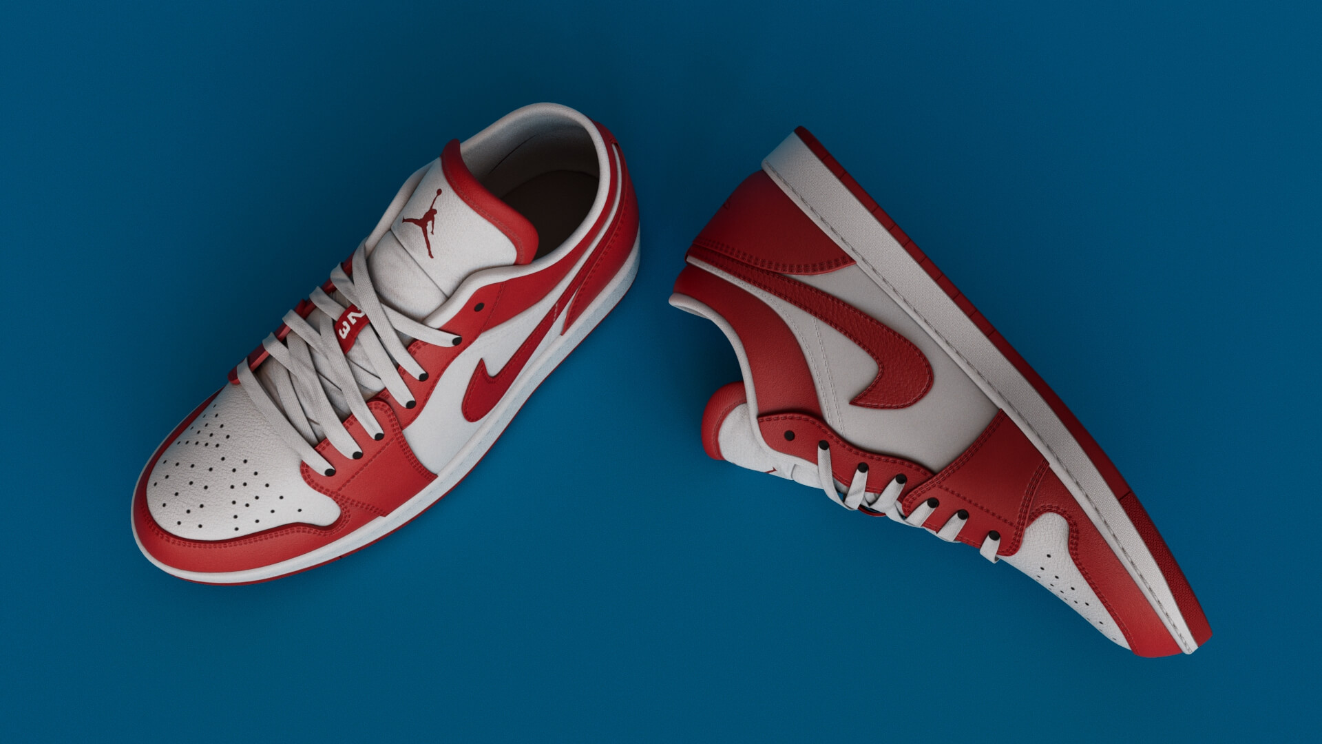 Snecker White Univeristyred Nike Model by chitam