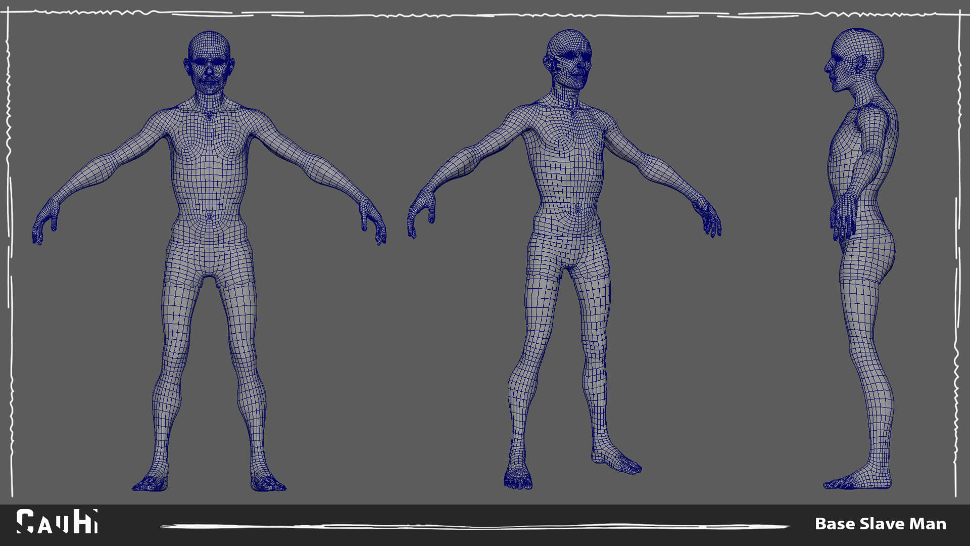 Stylized Slaveman Anatomy - 3D Model by chitam