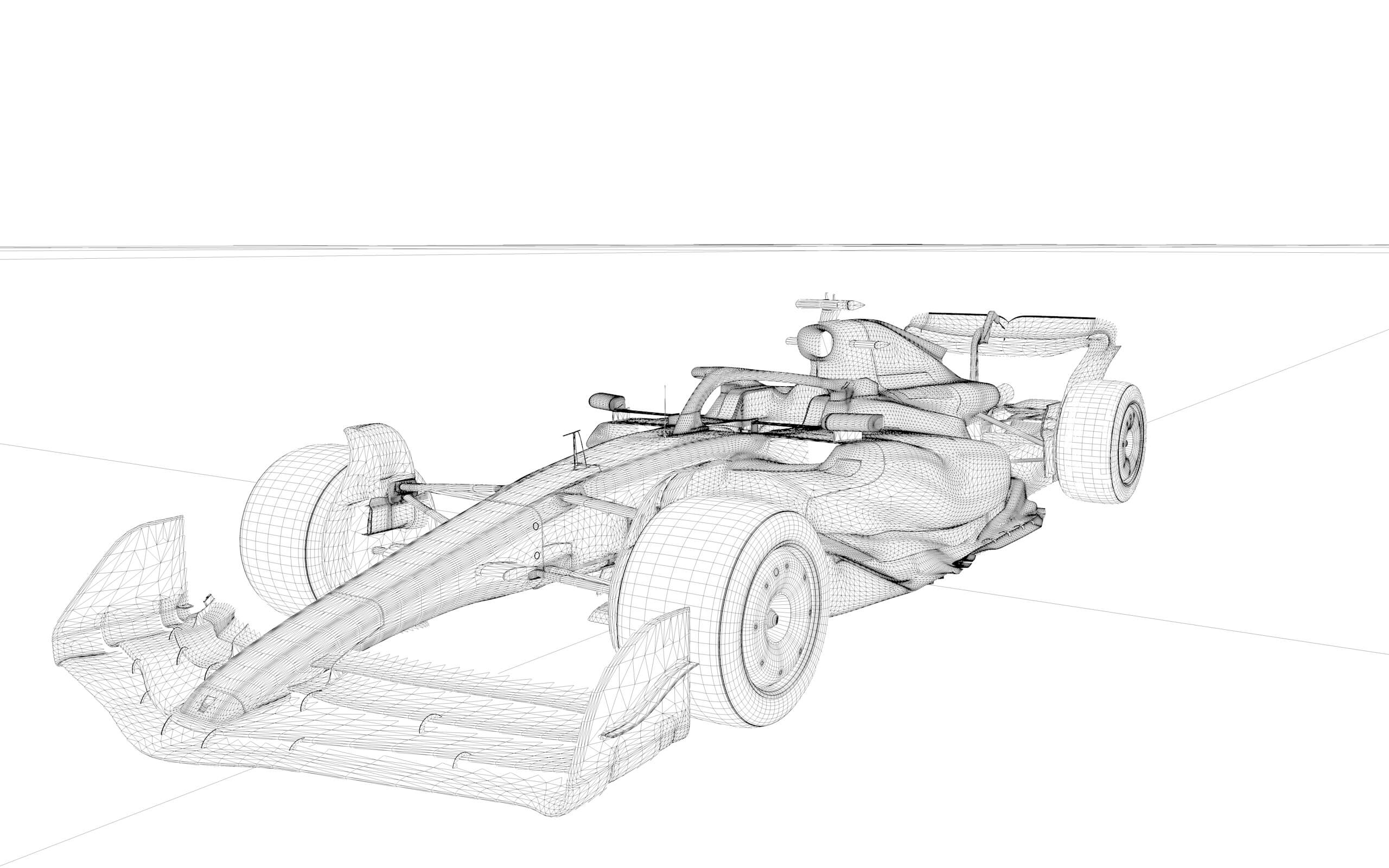 F1 Alpine A524 - 3D Model by chm770
