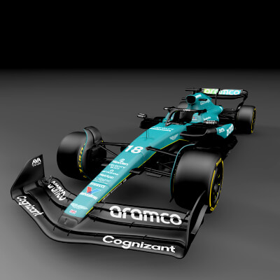 F1 Aston Martin AMR24 - 3D Model by chm770